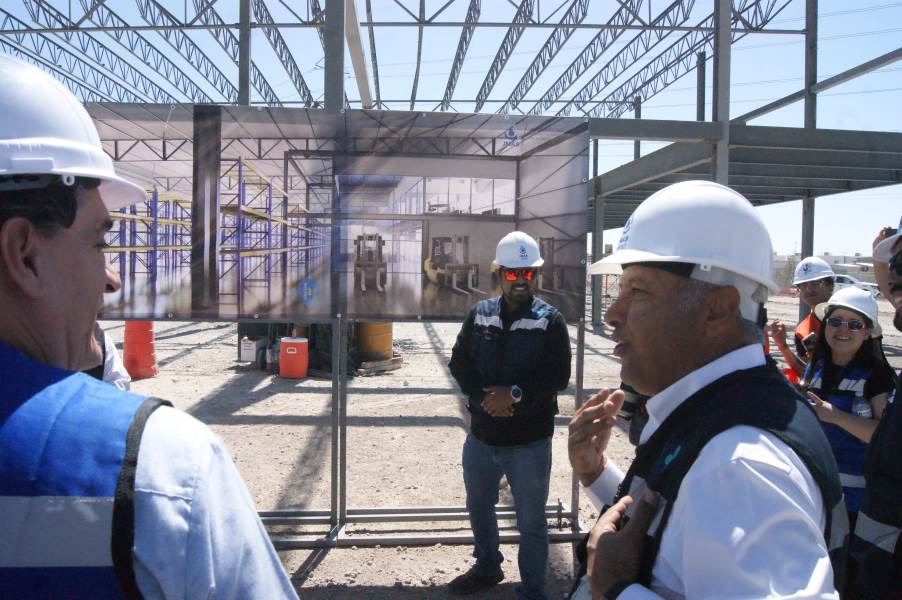 Reporta JMAS 32% de avance en la construcción del nuevo Almacén Central ...