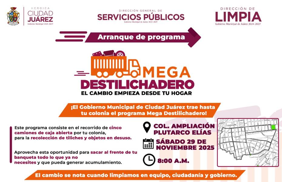 Mega Destilichadero llegará a la colonia Plutarco Elías Calles este ...